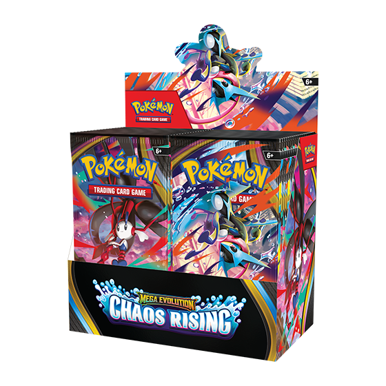 - Pokemon TCG Chaos Rising Booster Box Mega Evolution (36 packs) (Fact ...